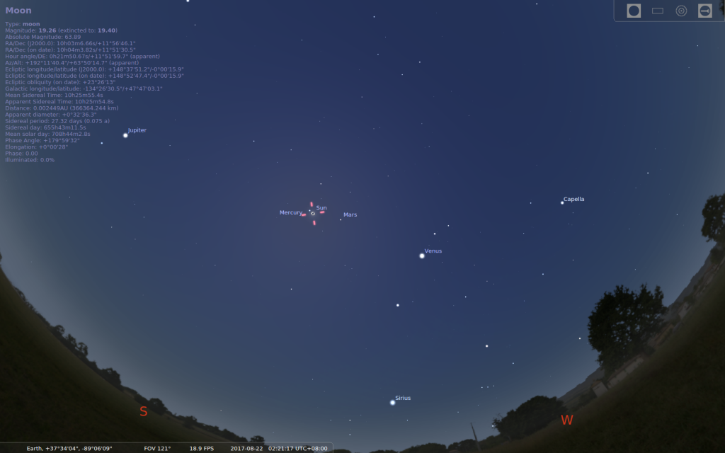 See the August 21 Solar Eclipse using Stellarium – Math Games for Kids Blog