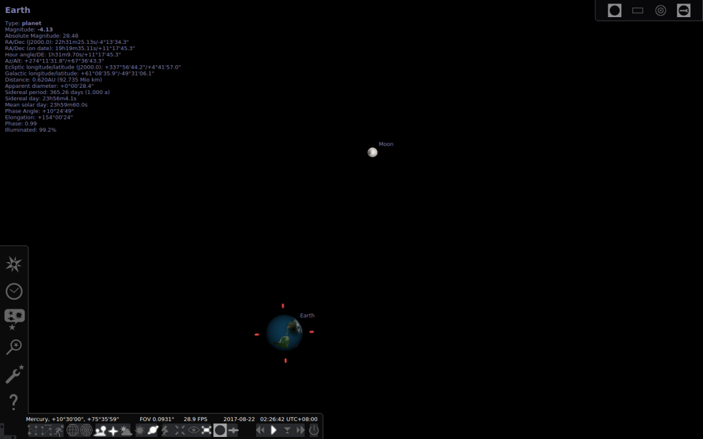 See the August 21 Solar Eclipse using Stellarium – Math Games for Kids Blog